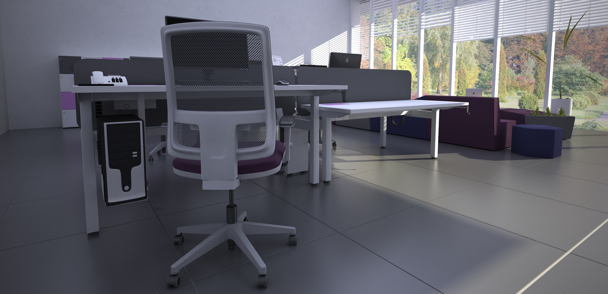 Mesa com regulagem de altura manual | Linha Float Work Solution