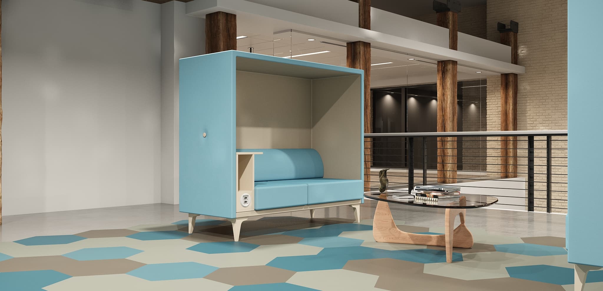 Sofás para escritóro | Linha W-BOX Work Solution